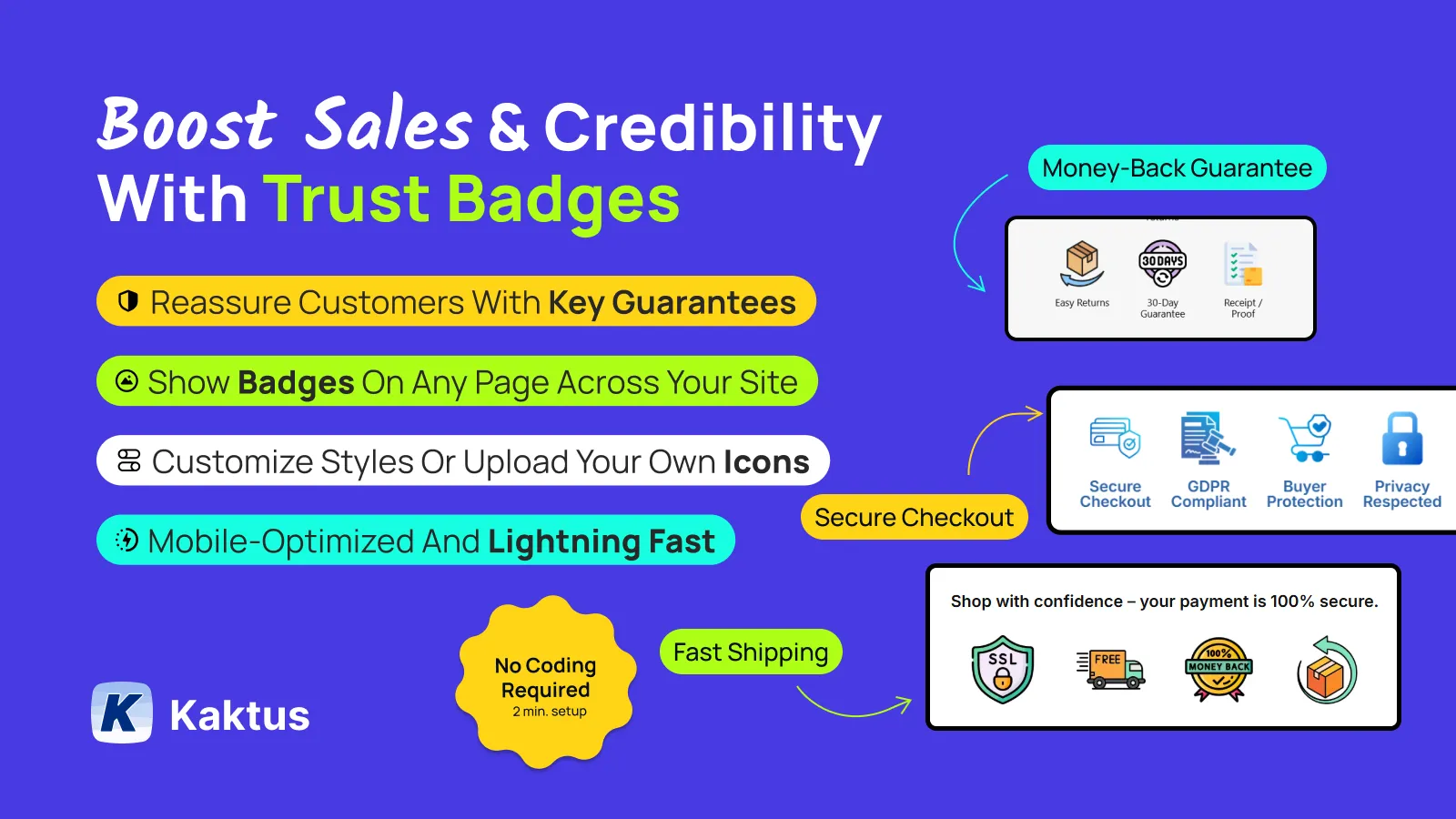 Trust Badges | KaktusApp